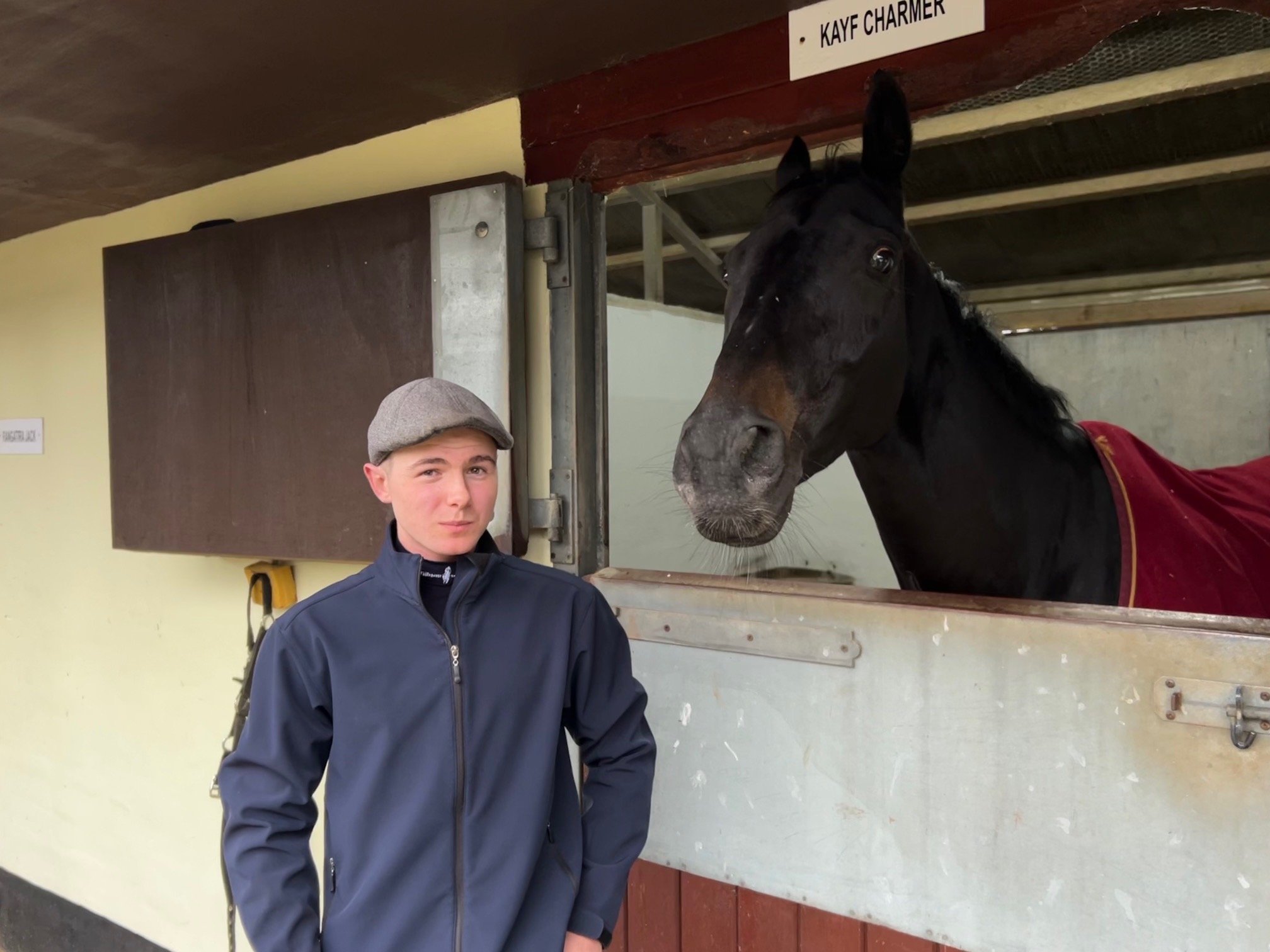 Racing - Behind The Scenes - Work Rider & Aspiring Jockey, Henry Moore.